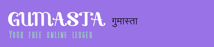 Gumasta - Free Online Ledger